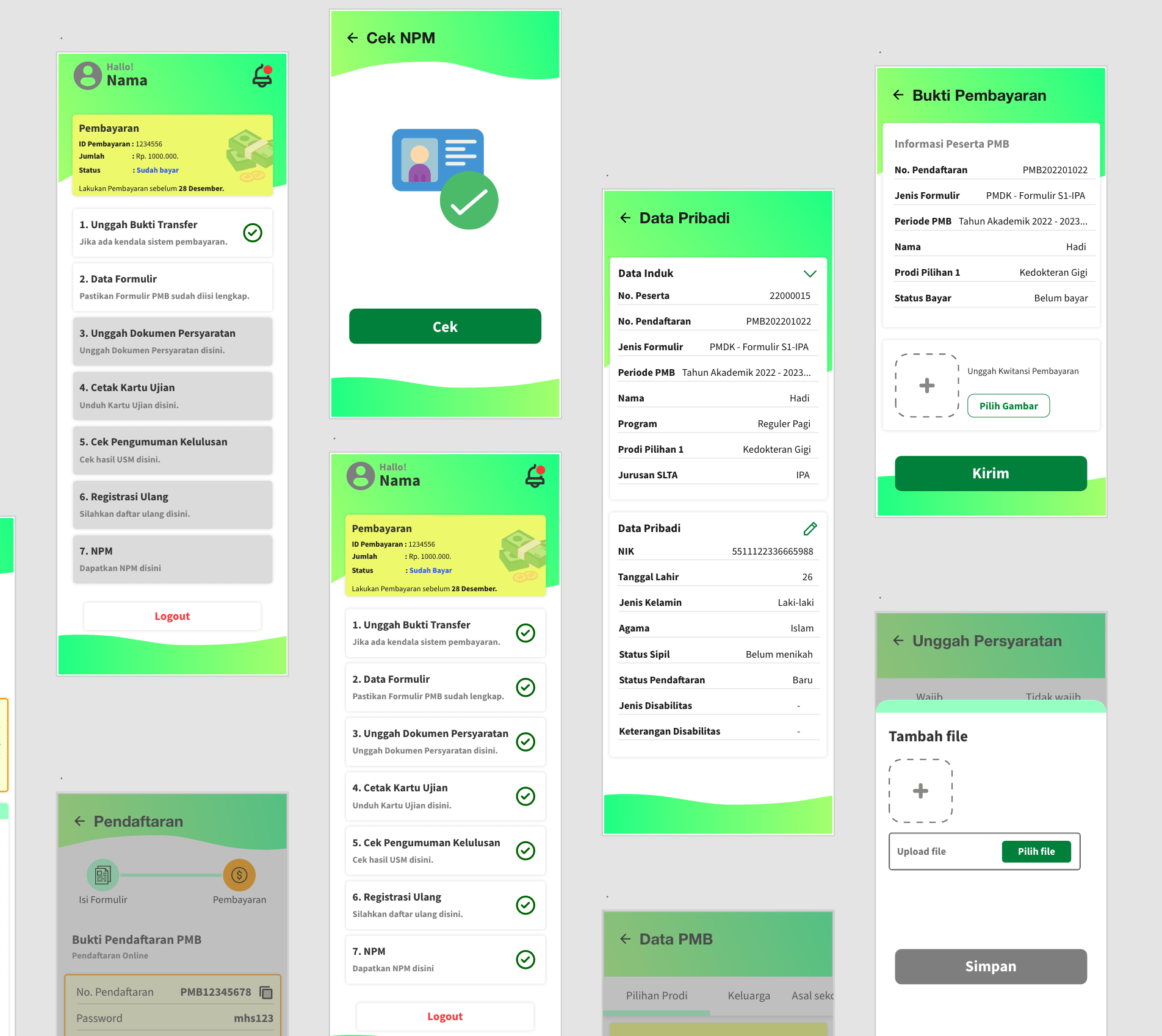 Portfolio • PMB Yarsi Apps